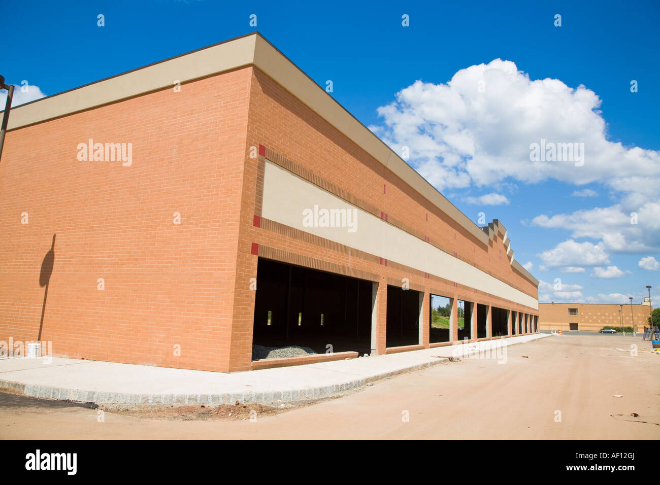New Shopping Mall under Construction Stock Photo - Alamy
