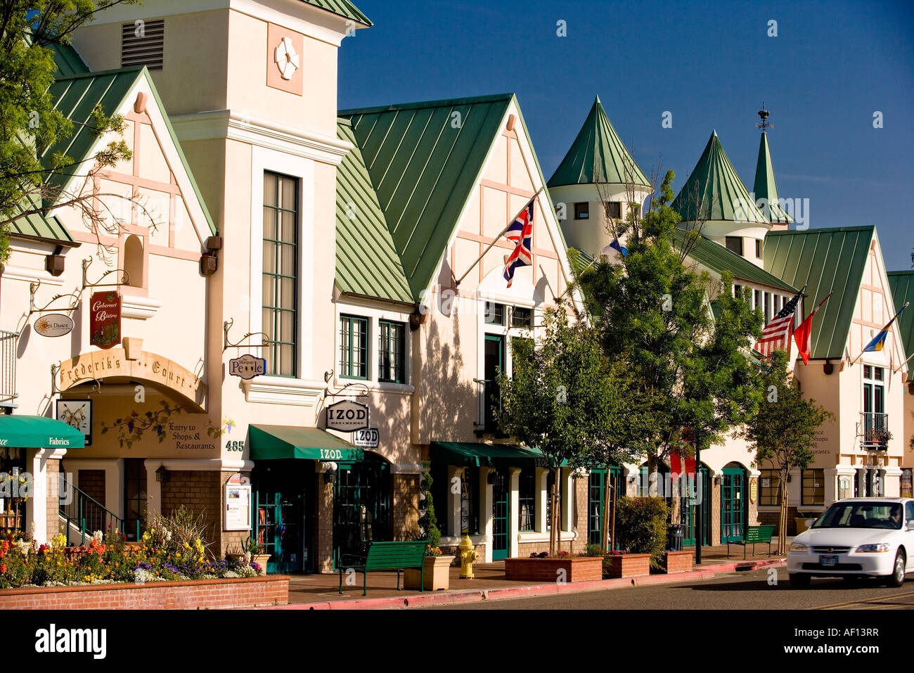Fredericks Court Solvang Santa Ynez Valley California Stock Photo - Alamy