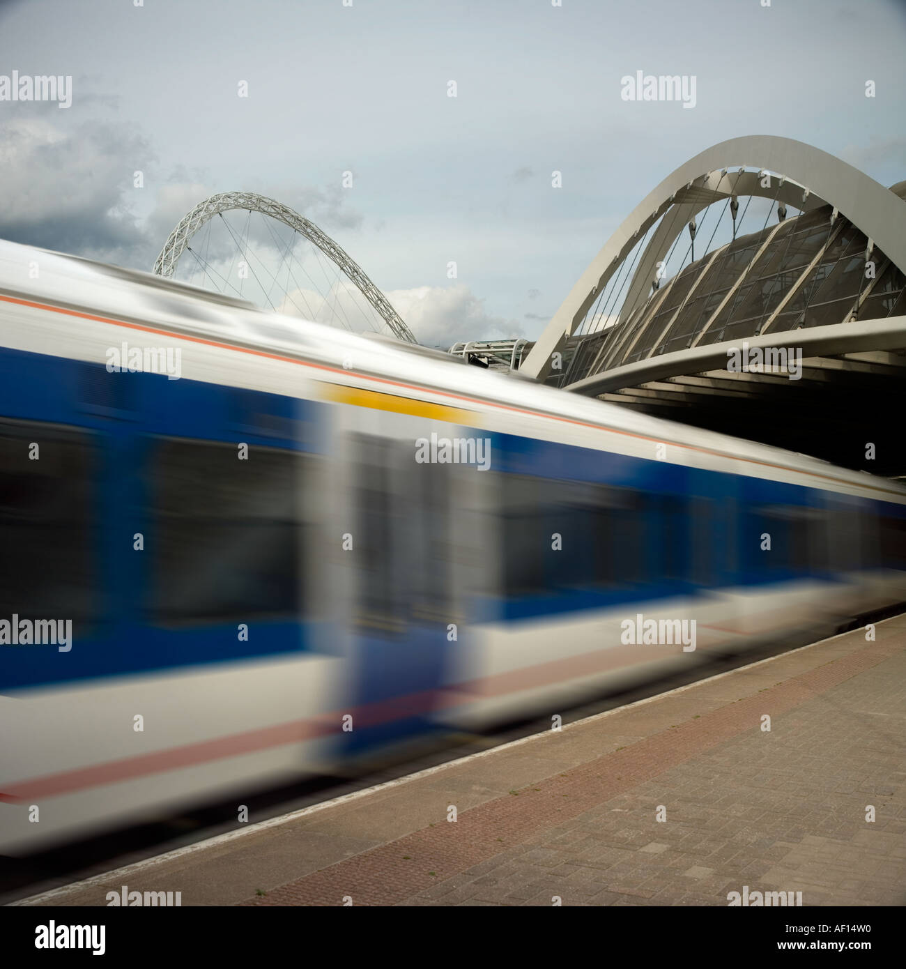 Wembley Stadium Train Stock Photo - Alamy