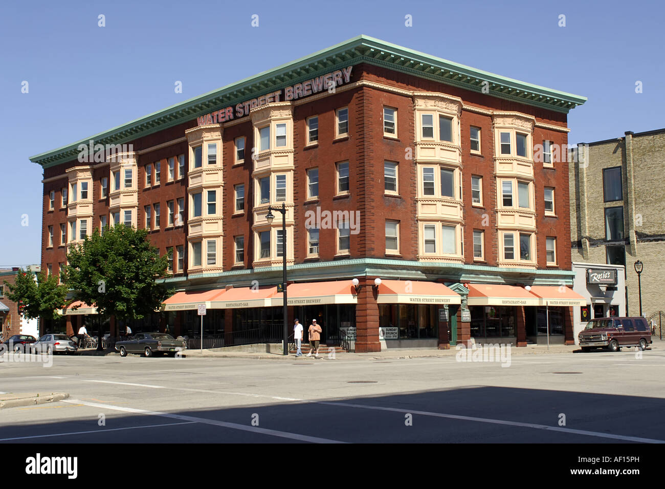 The Water Street Brewery building in Milwaukee Wisconsin WI Stock Photo ...