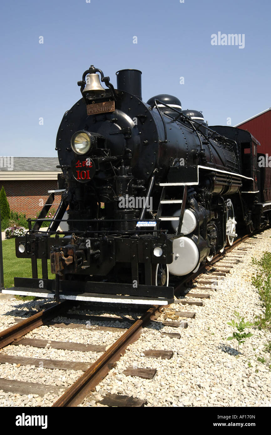 Locomotive at the National Railroad Museum Green Bay Wisconsin WI Stock ...