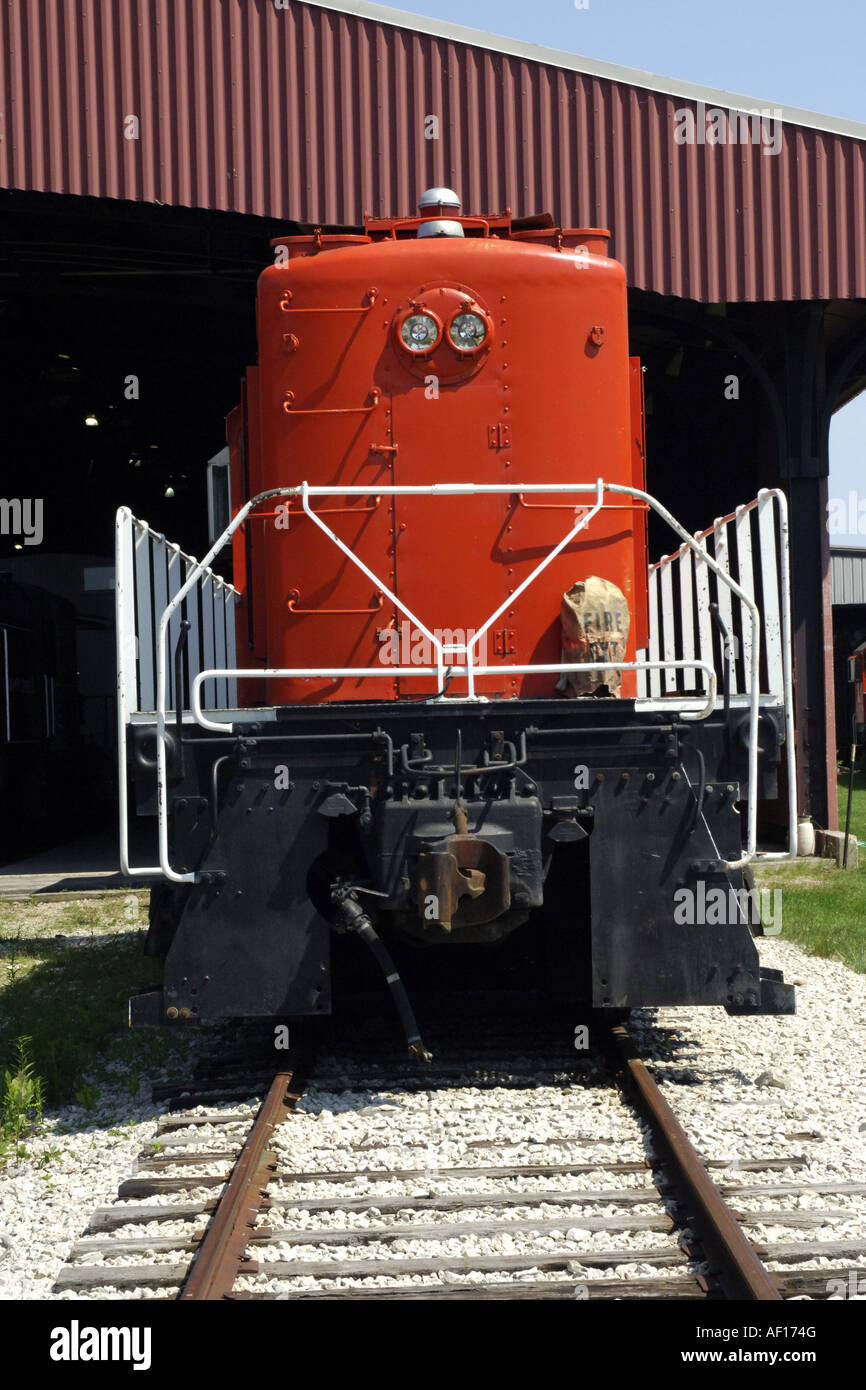 Locomotive at the National Railroad Museum Green Bay Wisconsin WI Stock ...