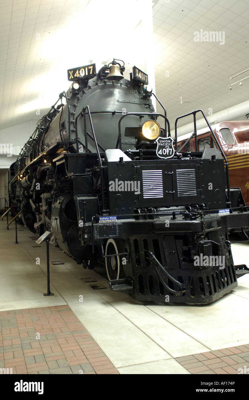 The Union Pacific 4017 Big Boy train at the National railroad Museum Green Bay Wisconsin WI ...
