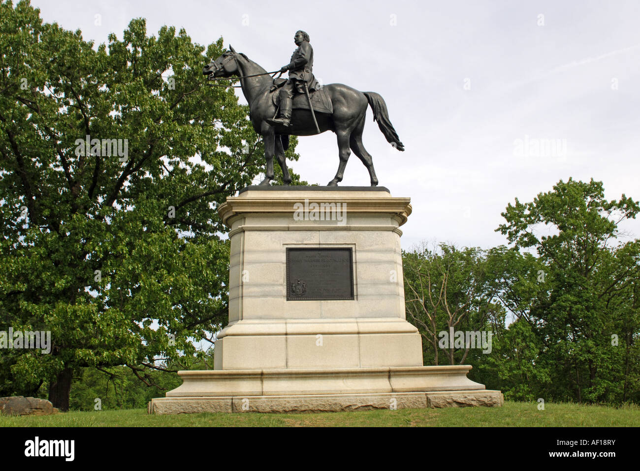 Memorial to Maj General Slocum on Cemetery Hill Gettysburg pennsylvania ...