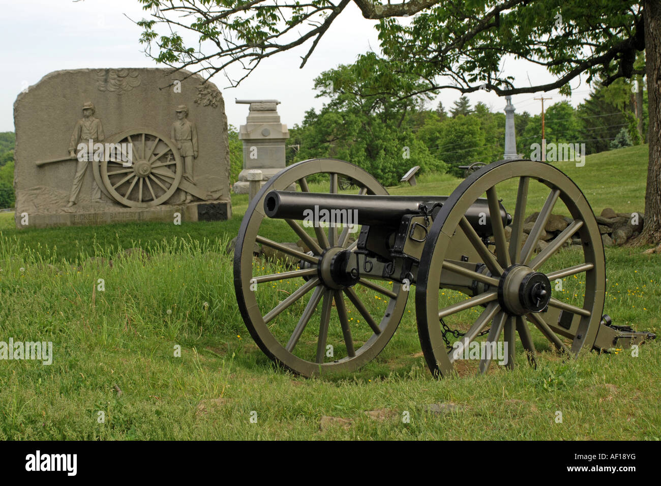 Cemetery Ridge Gettysburg Pennsylvania PA Stock Photo - Alamy