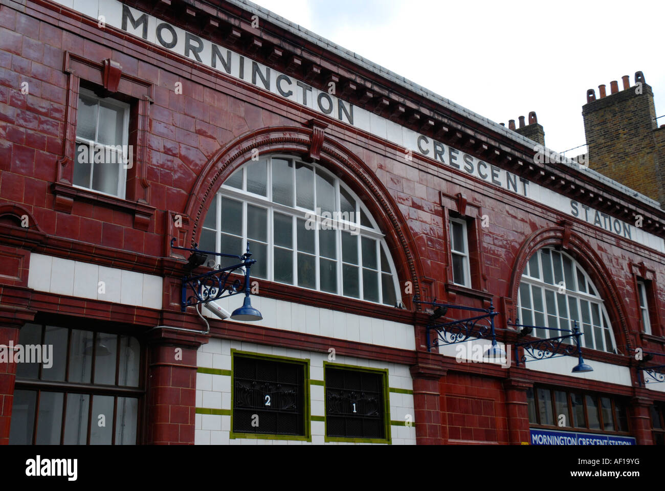 Exterior of Mornington Crescent Underground Station London Stock Photo ... Exterior of Mornington Crescent Underground Station London Stock Photo ...