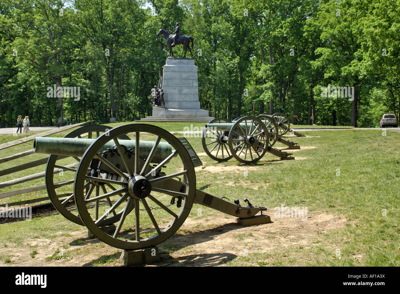Cannons at Seminary Ridge Gettysburg Pennsylvania PA Stock Photo - Alamy