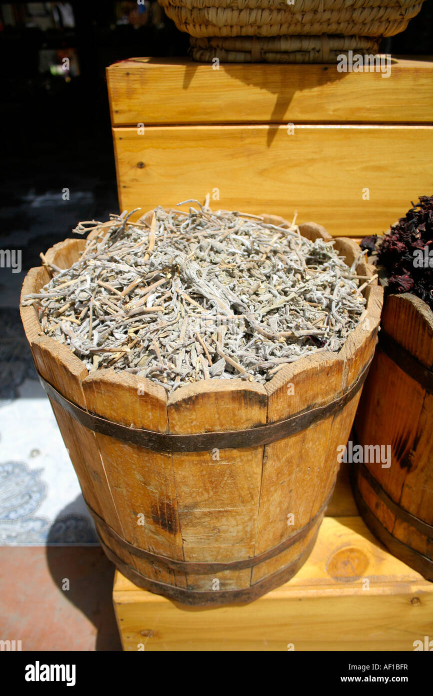 dried sage at local market in dahab red sea region sinai egypt Stock ...