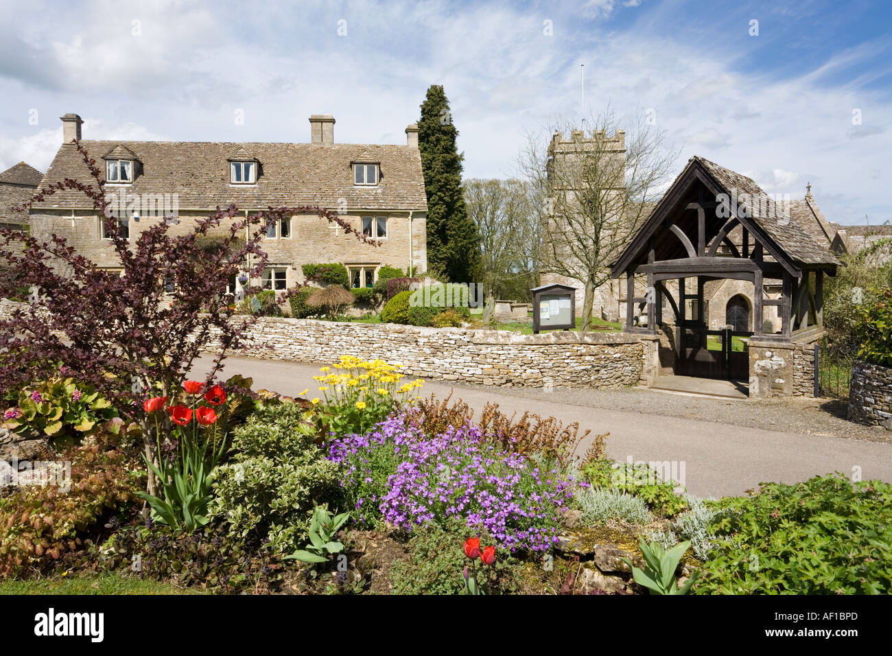The Cotswold village of Miserden, Gloucestershire Stock Photo - Alamy
