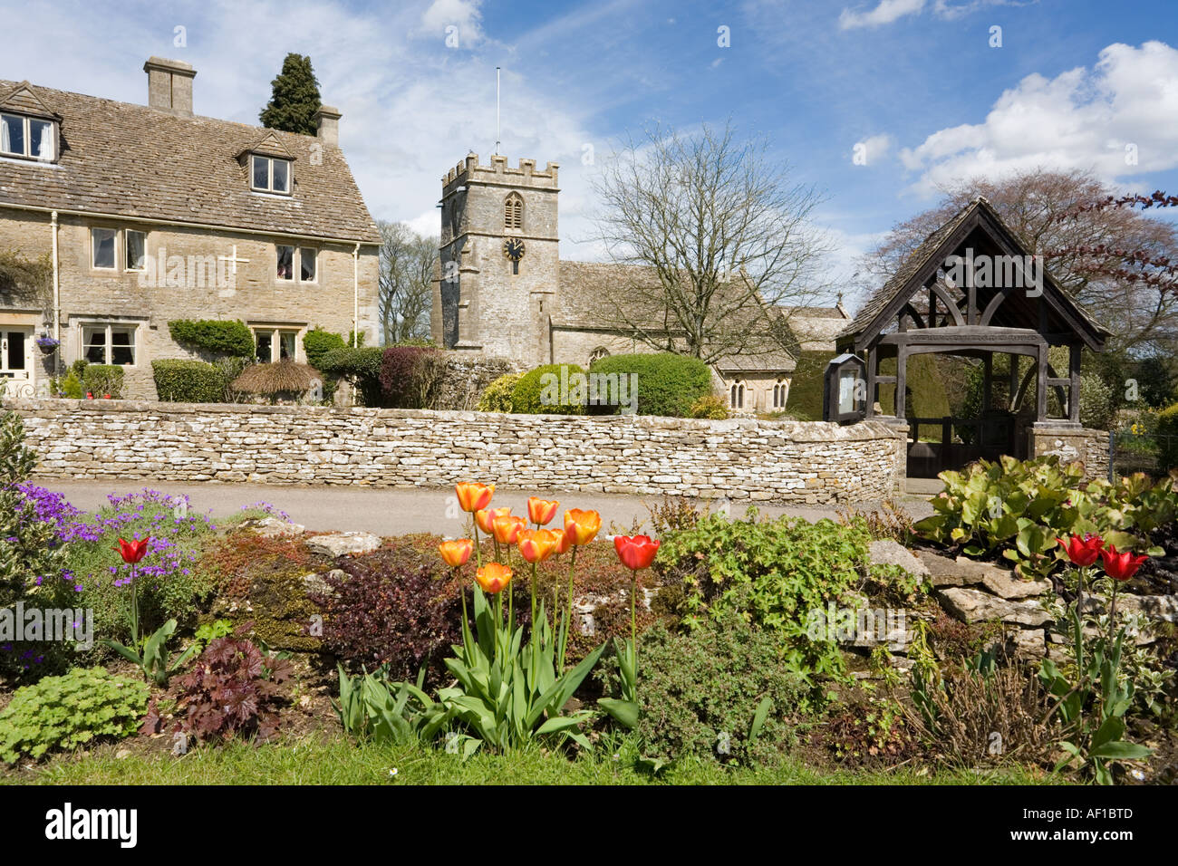The Cotswold village of Miserden, Gloucestershire Stock Photo - Alamy