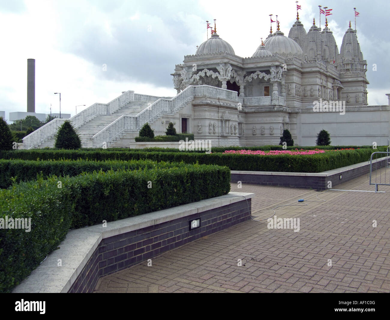 Shri BAPS Swaminarayan Mandir hindu temple in Neasden London Stock ...