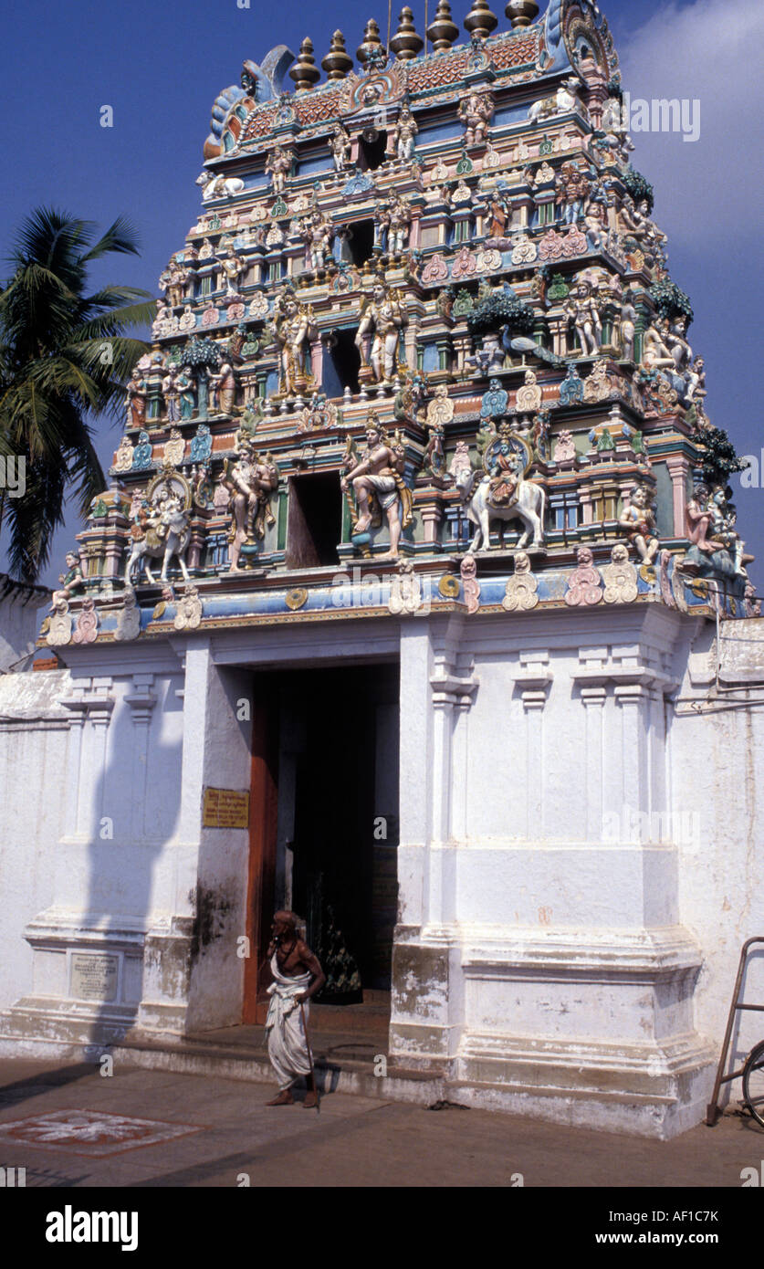 South India Tamil Nadu Local Caption Chennai Temple Stock Photo - Alamy