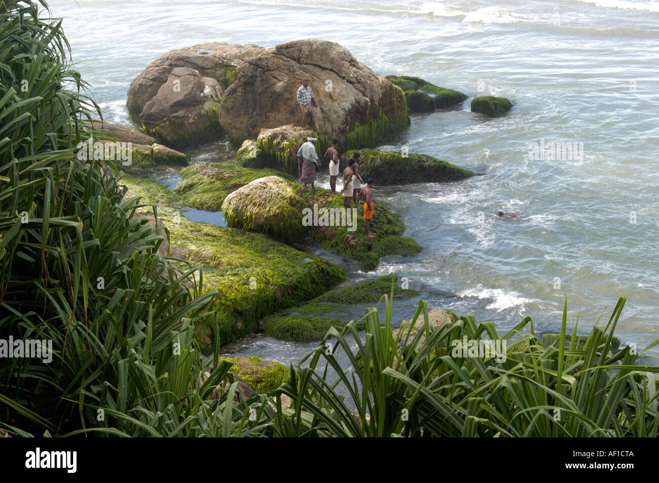 CHOWARA BEACH NEAR KOVALAM Stock Photo - Alamy