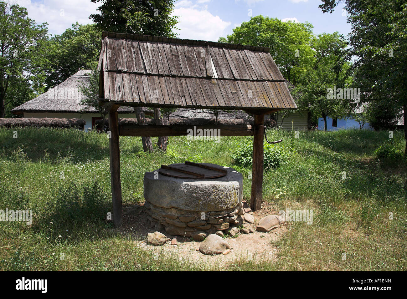 Traditional well, Muzeul National al Satului Dimitrie Gusti ...
