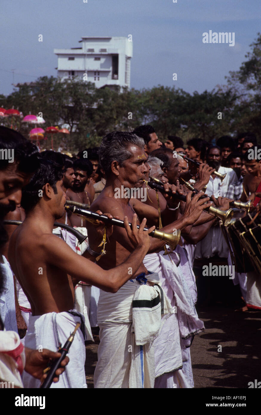 South India Kerala Trichur Elephant Festival Stock Photo - Alamy