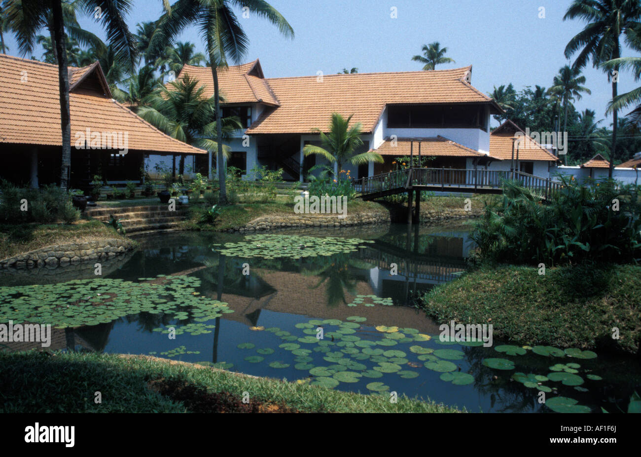 South India Kerala Backwaters Kumarakom Lake Resort Stock Photo - Alamy