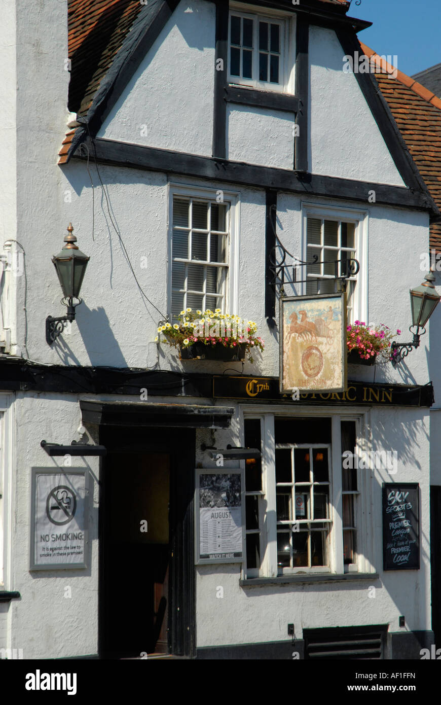 The Sun historical inn Castle Street Reading Berkshire England Stock ...