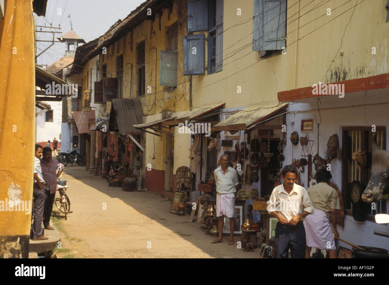 South India Kerala Cochin Jewtown Spice Market Stock Photo - Alamy