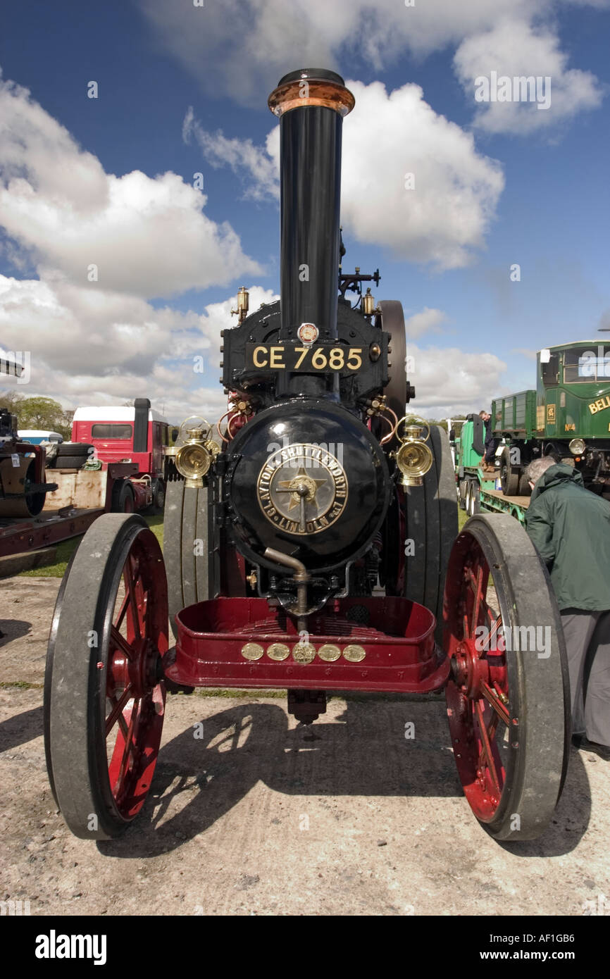1914 Clayton Shuttleworth steam traction engine Stock Photo - Alamy