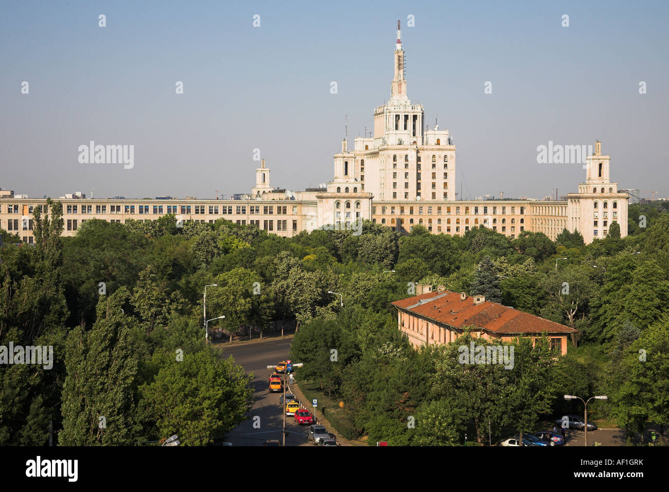 Casa Scanteii also known as Casa Presei Libere, House of the Free Press ...
