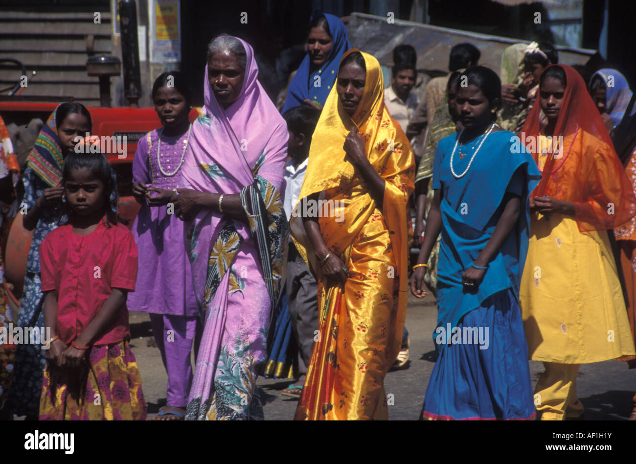 South India Tamil Nadu Temple Cape Comorin Pilgrims Stock Photo - Alamy