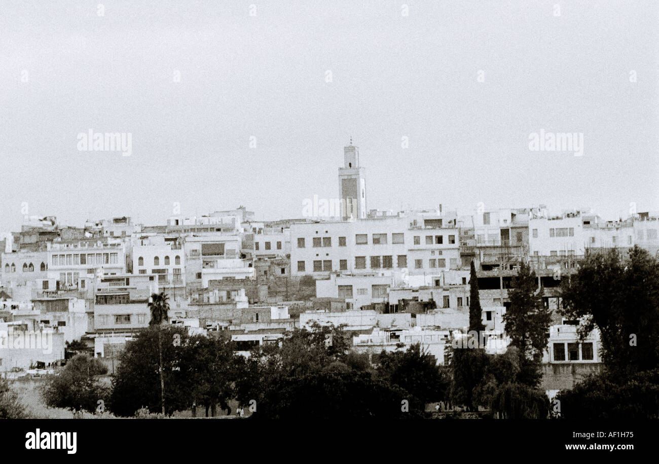 Cityscape view of Meknes in Morocco in the Maghreb in North Africa ...