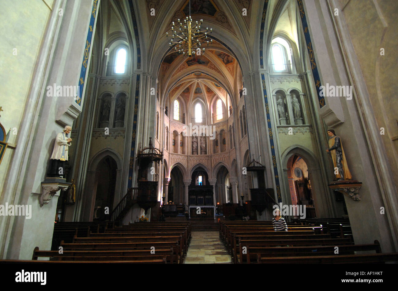 Abondance Abbey, Haute-Savoie, France Stock Photo - Alamy