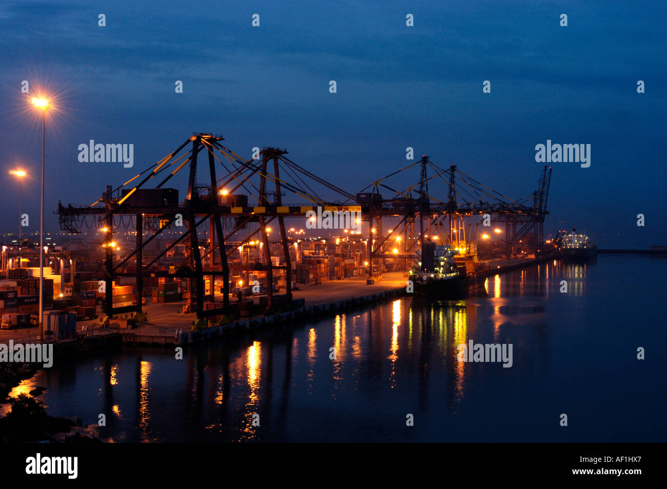 CONTAINER TERMINAL CHENNAI PORT TAMIL NADU Stock Photo - Alamy