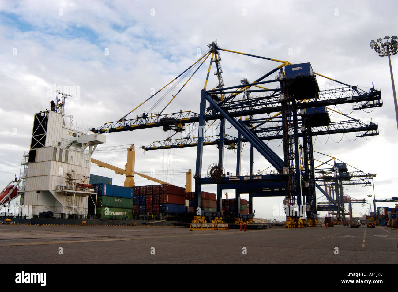CONTAINER TERMINAL CHENNAI PORT TAMIL NADU Stock Photo - Alamy