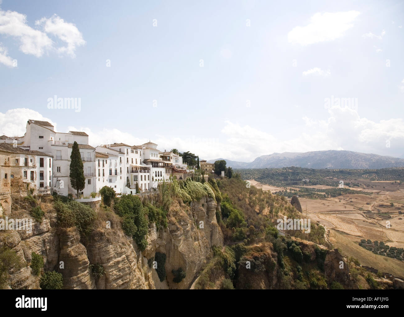 Ronda Bridge View Stock Photo - Alamy