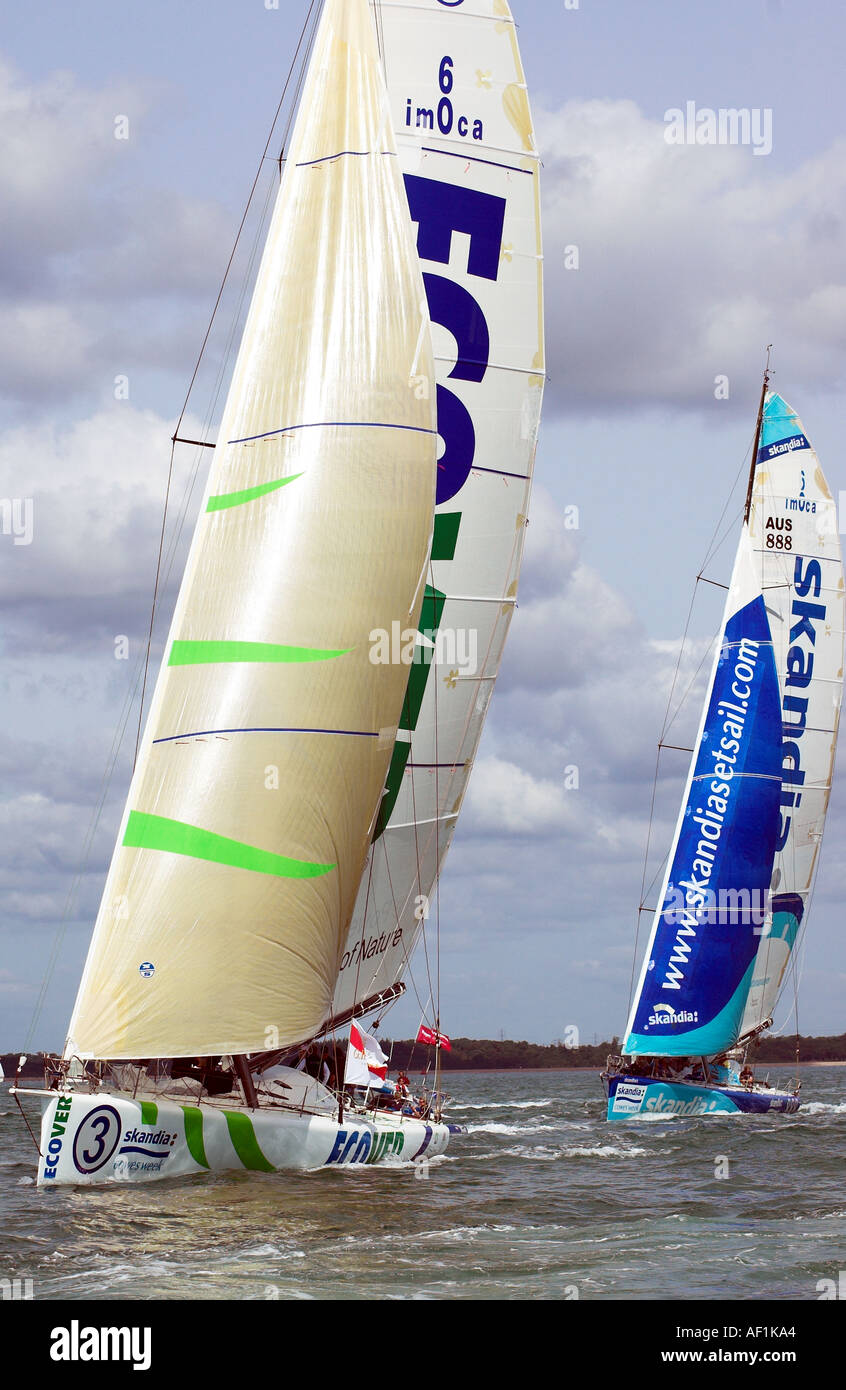 Open 60 sail hi-res stock photography and images - Alamy