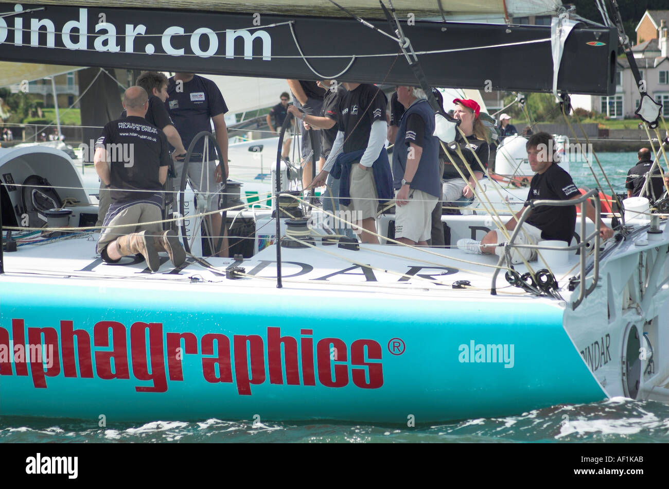 Open 60 sail hi-res stock photography and images - Alamy