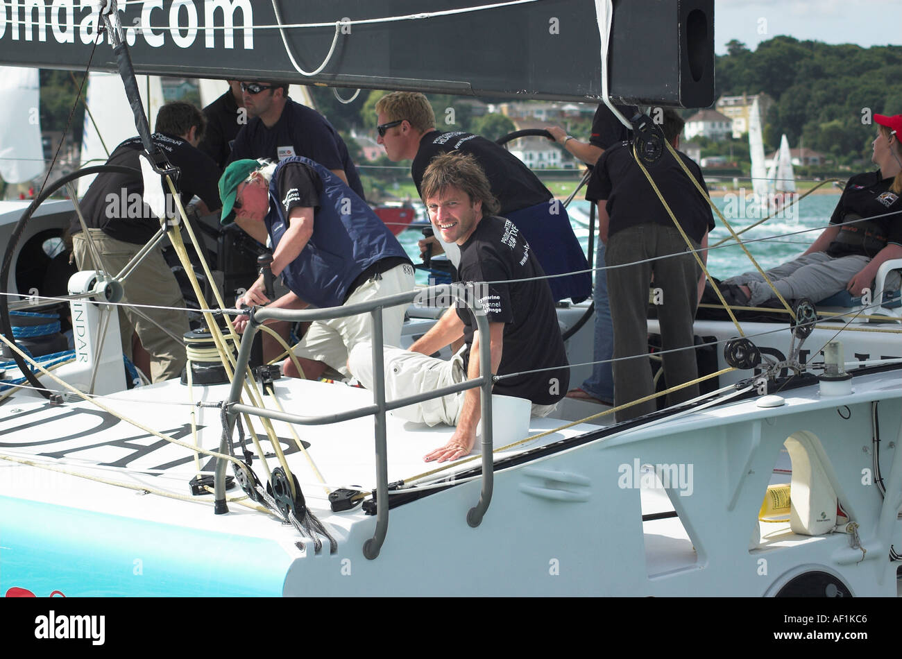 Open 60 sail hi-res stock photography and images - Alamy