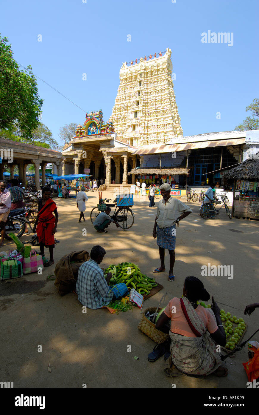 PAPANASINI TEMPLE THENKASI TAMILNADU Stock Photo - Alamy