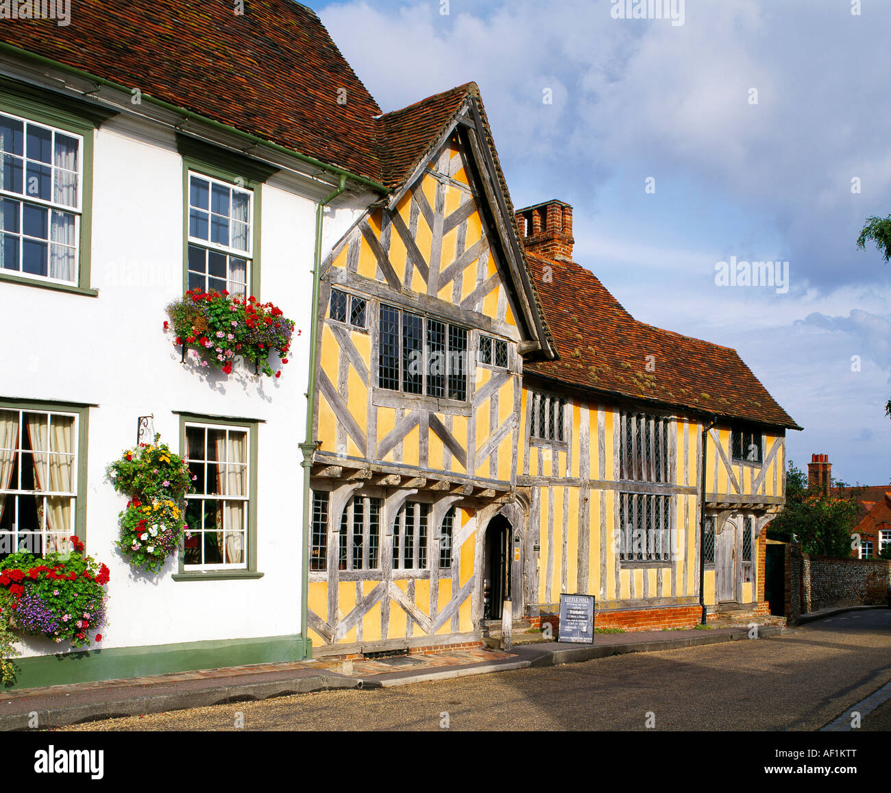 The Little Hall Lavenham Suffolk England UK Stock Photo - Alamy