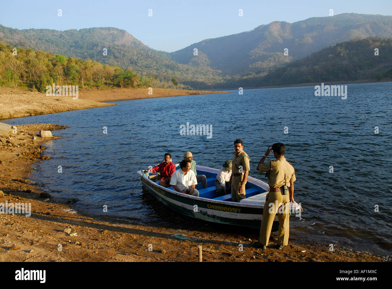 BOATING IN RESERVOIR OF CHIMMINI DAM THRISSUR Stock Photo: 7887019 - Alamy
