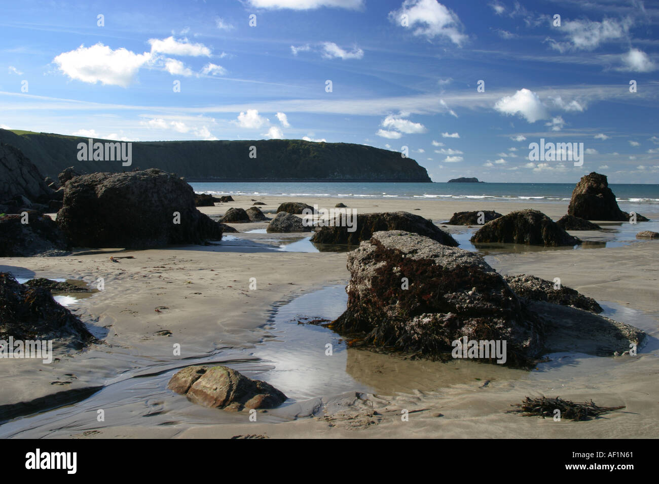 Broad Haven Beach Pembrokeshire Wales Stock Photo - Alamy