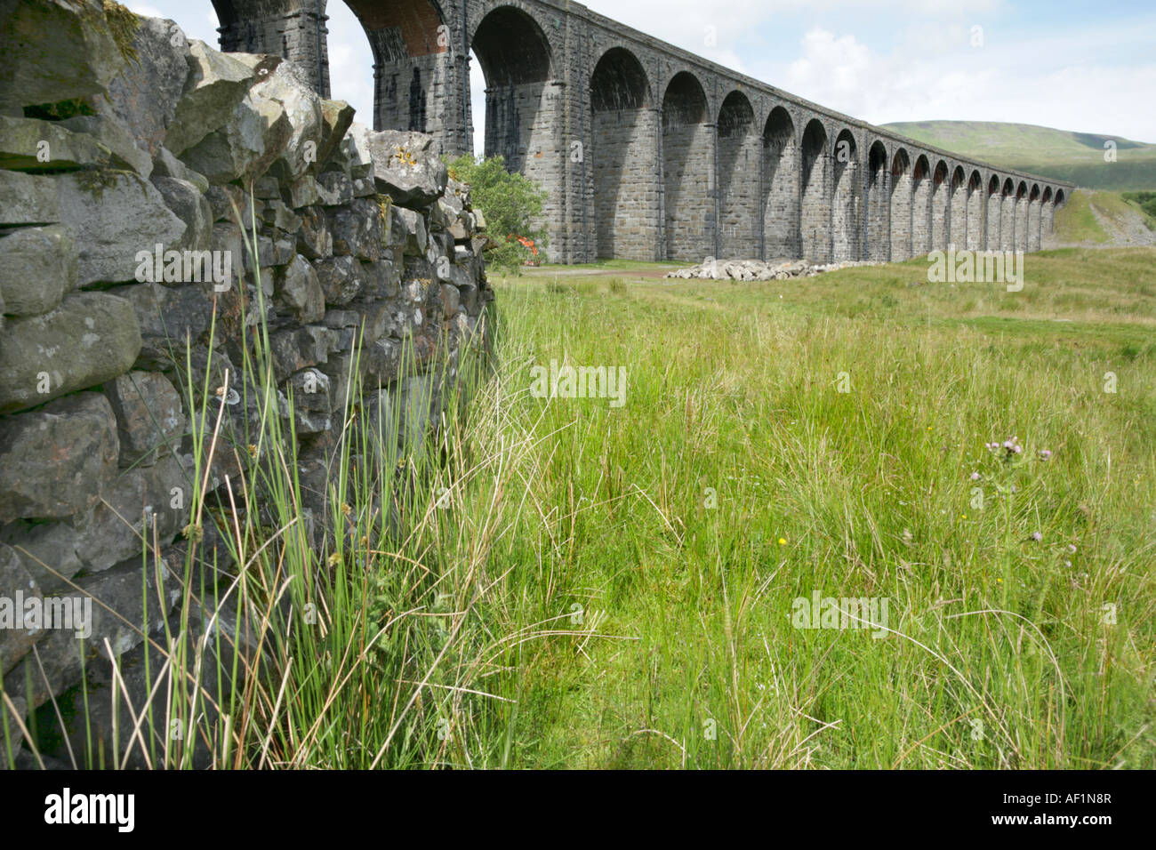 Batty Moss or Ribblehead viaduct, on the Settle to Carlisle railway ...
