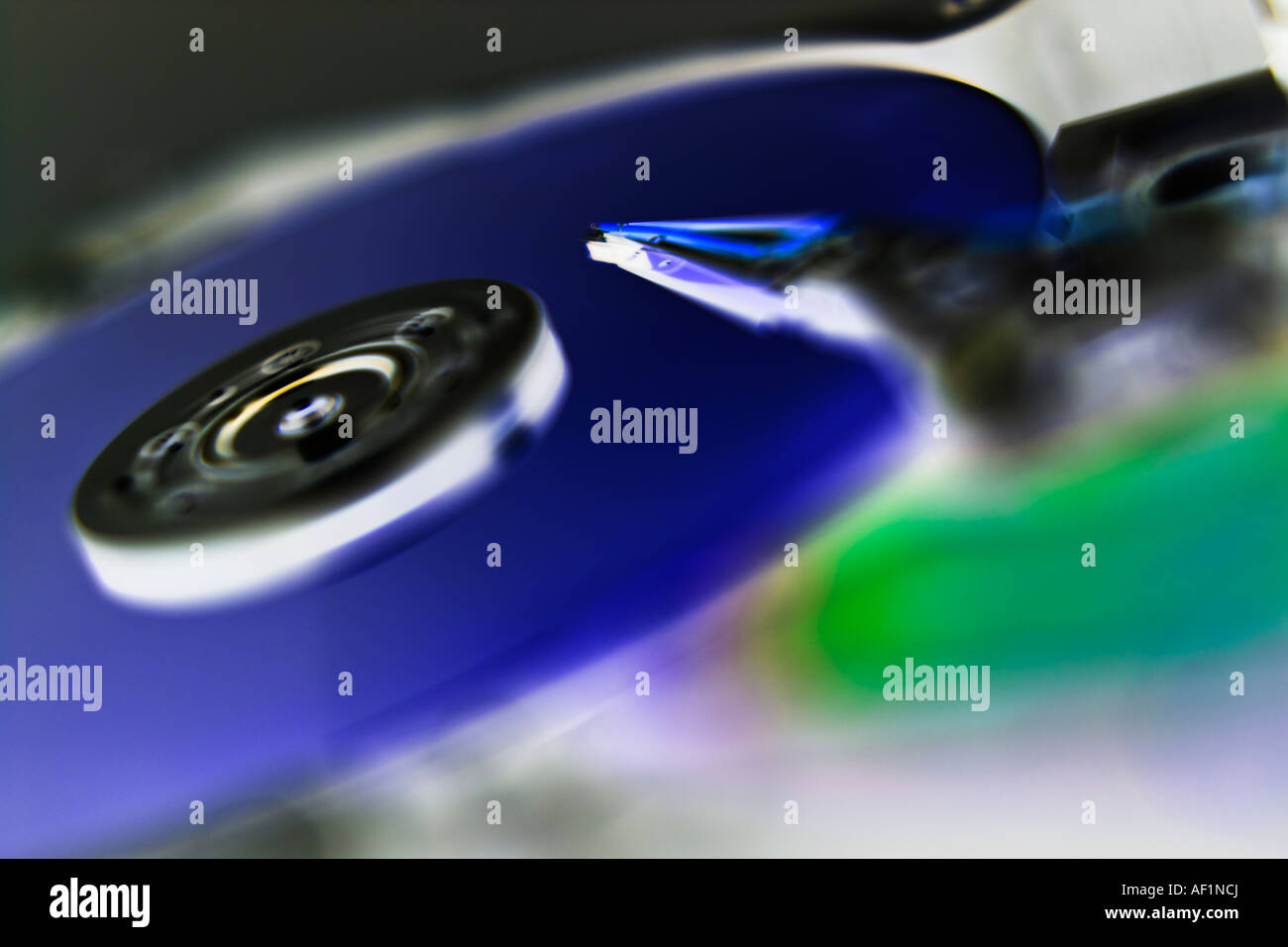 Computer hard drive disc and arm Stock Photo - Alamy