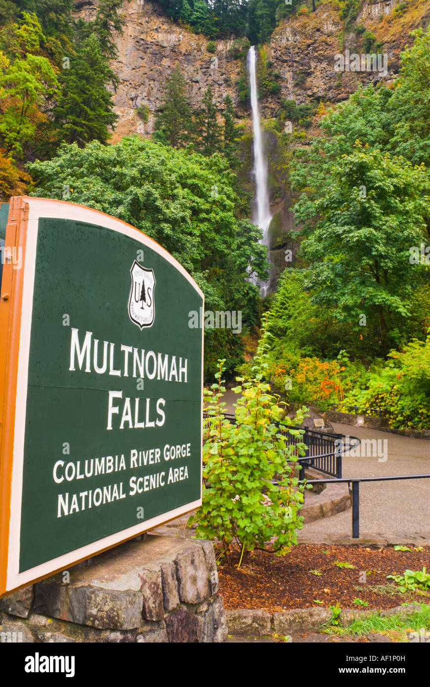 Waterfall waterfalls sign signs hi-res stock photography and images - Alamy