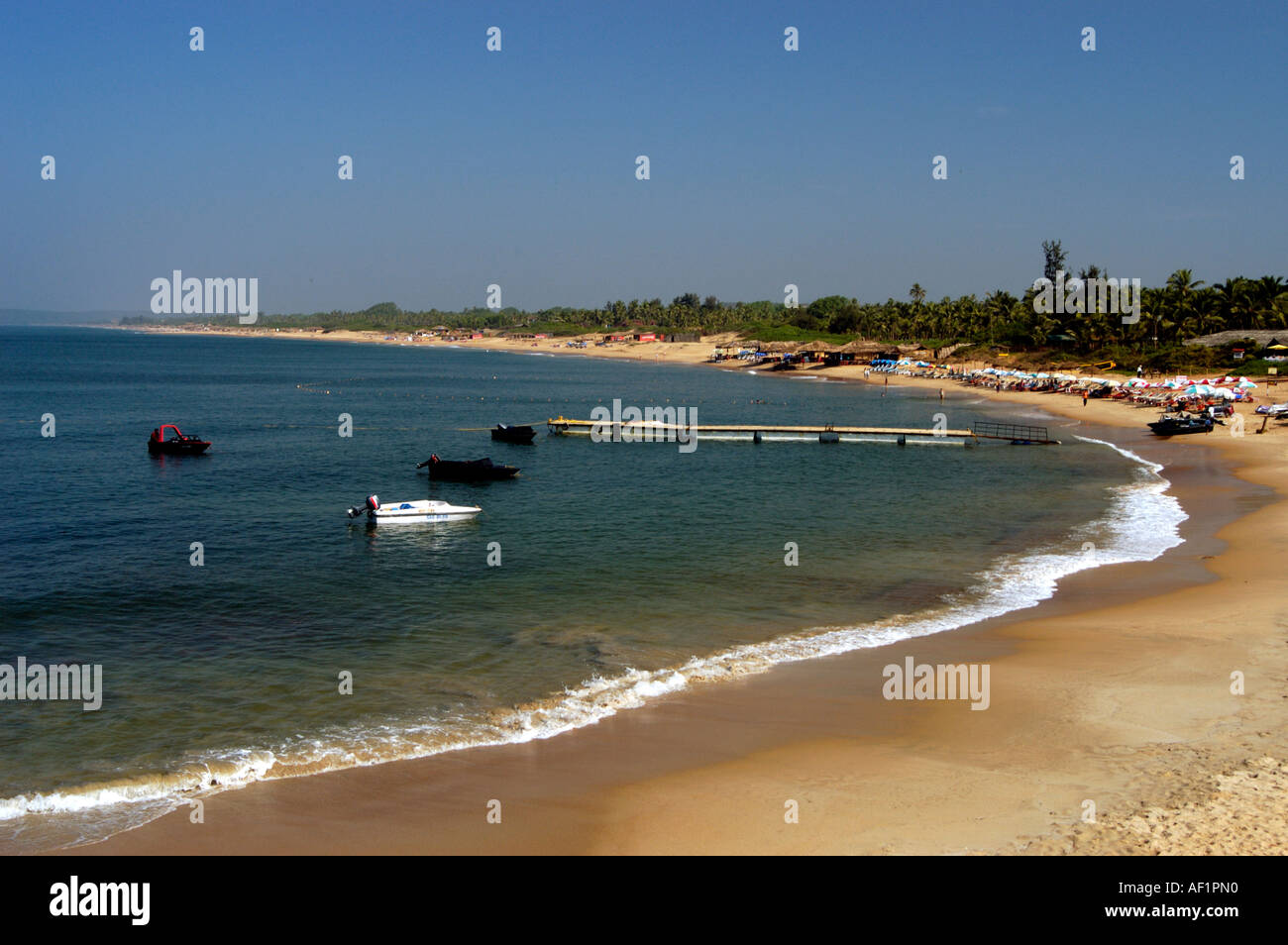 AGUADA BEACH GOA Stock Photo - Alamy