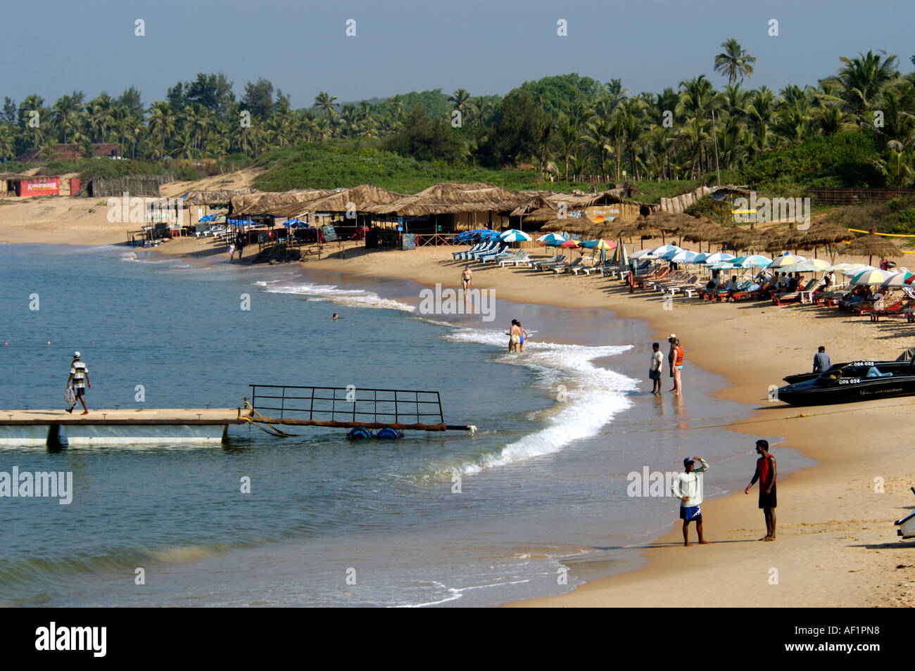 AGUADA BEACH GOA Stock Photo - Alamy