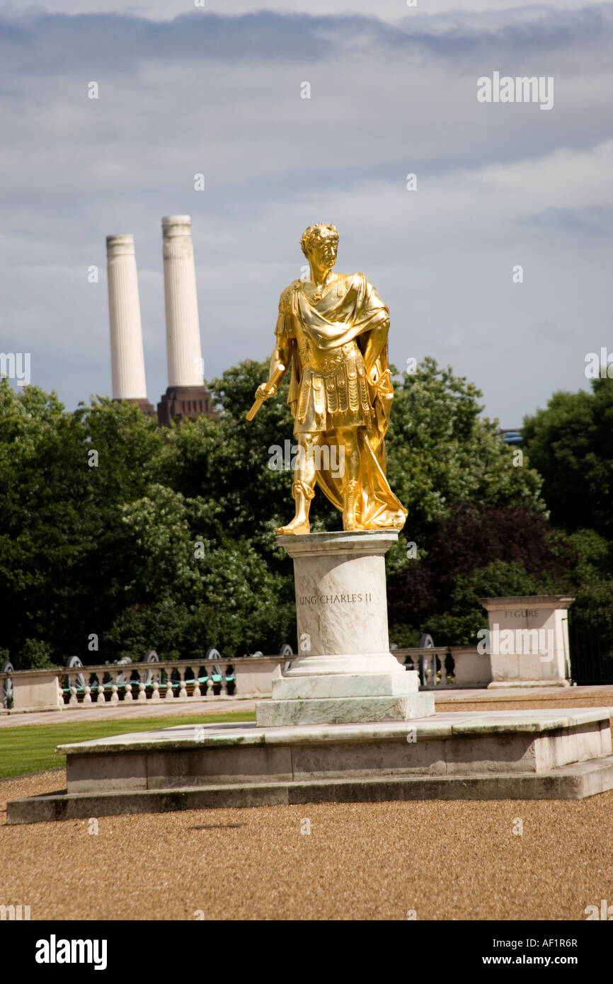 Statue of King Charles the Second Royal Chelsea Hospital London ...