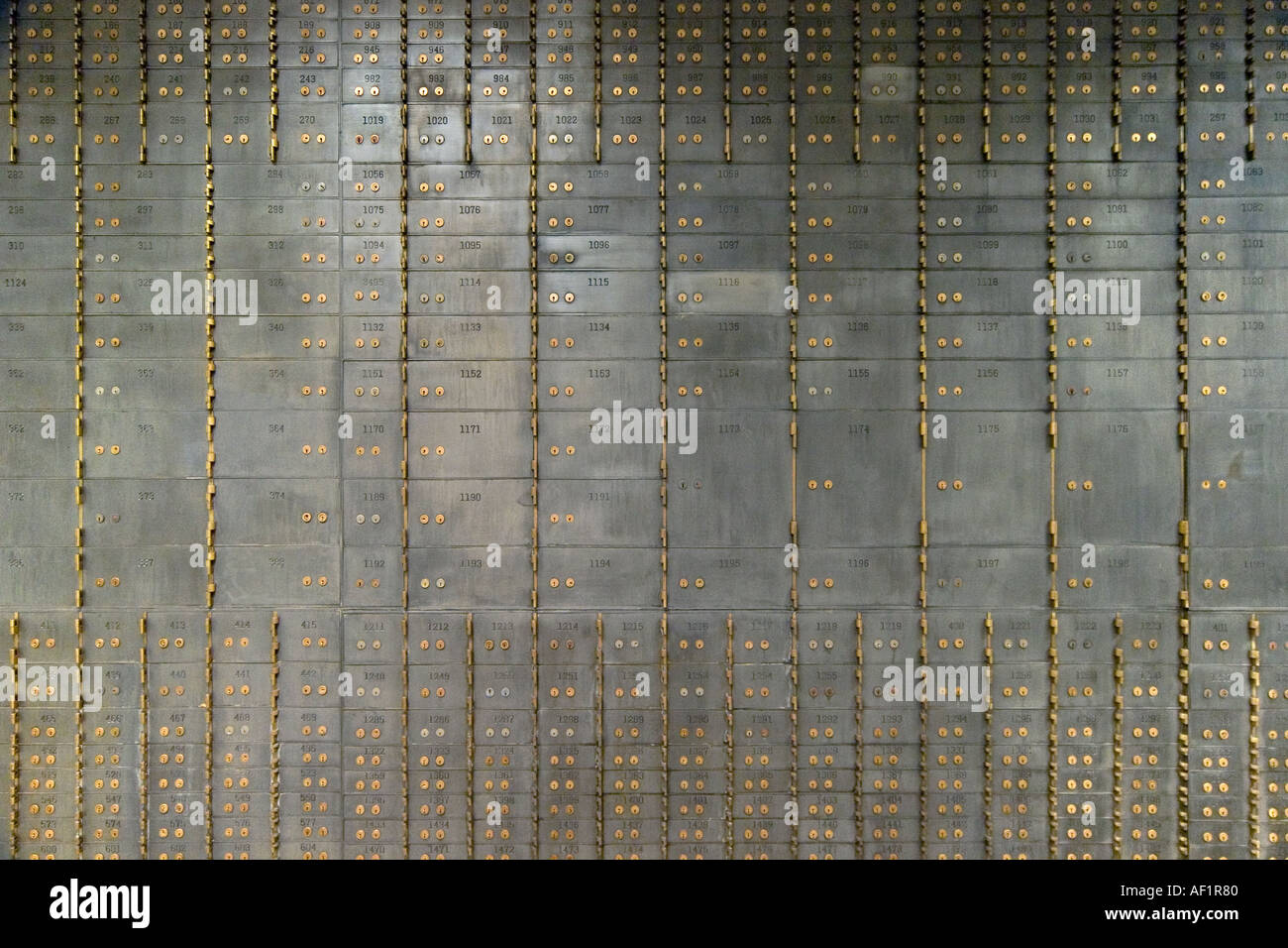 Old safety deposit box hi-res stock photography and images - Alamy