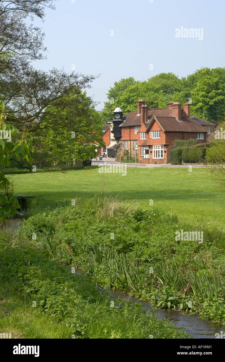 The village of Abinger Hammer, Surrey Stock Photo - Alamy