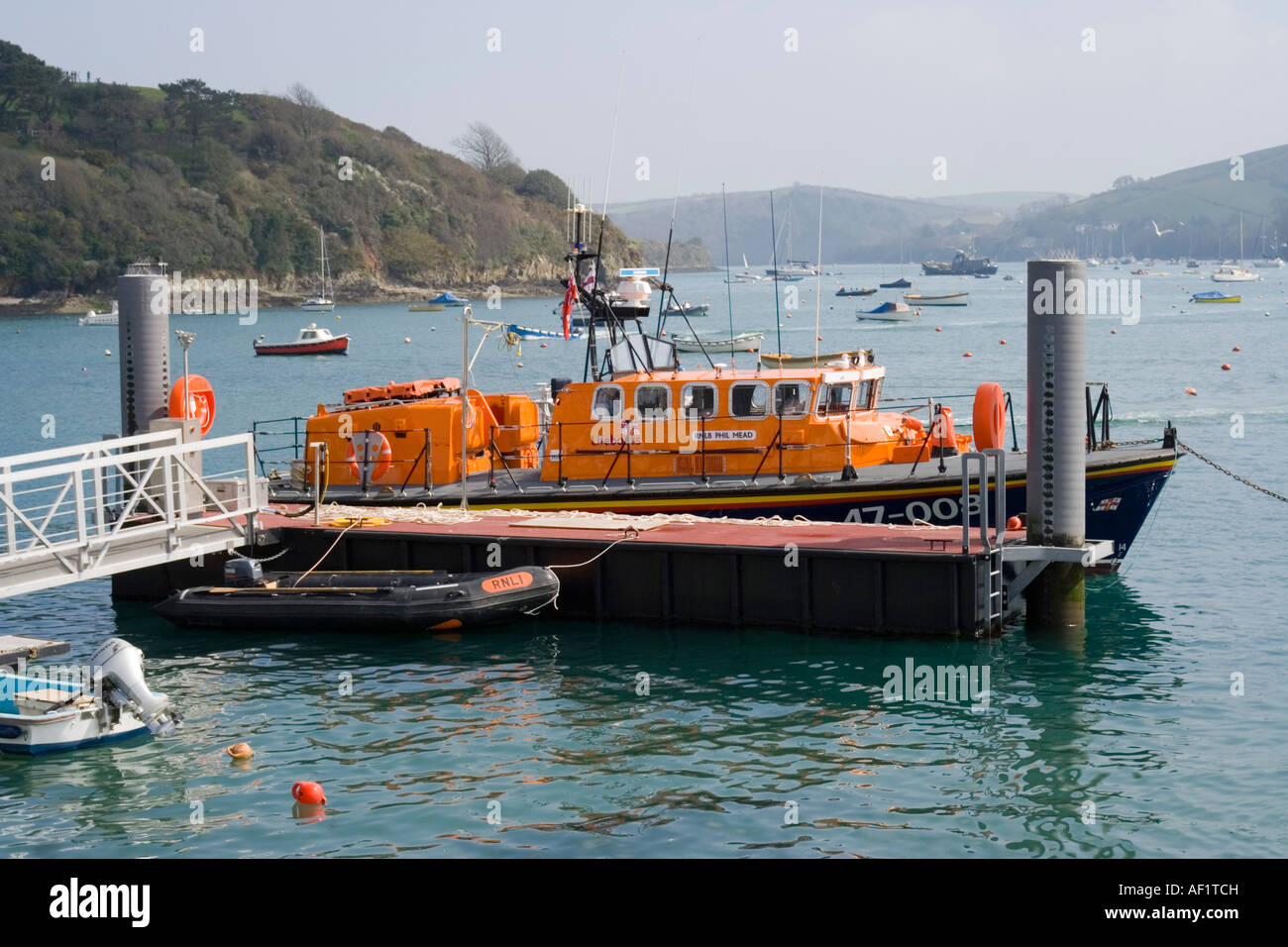 The Salcombe lifeboat Stock Photo - Alamy