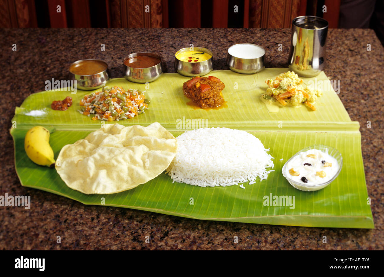 Onam sadya hi-res stock photography and images - Alamy