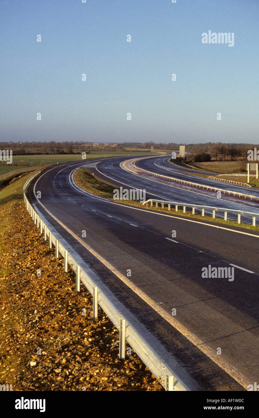 New M40 Motorway Nr Banbury UK Stock Photo - Alamy