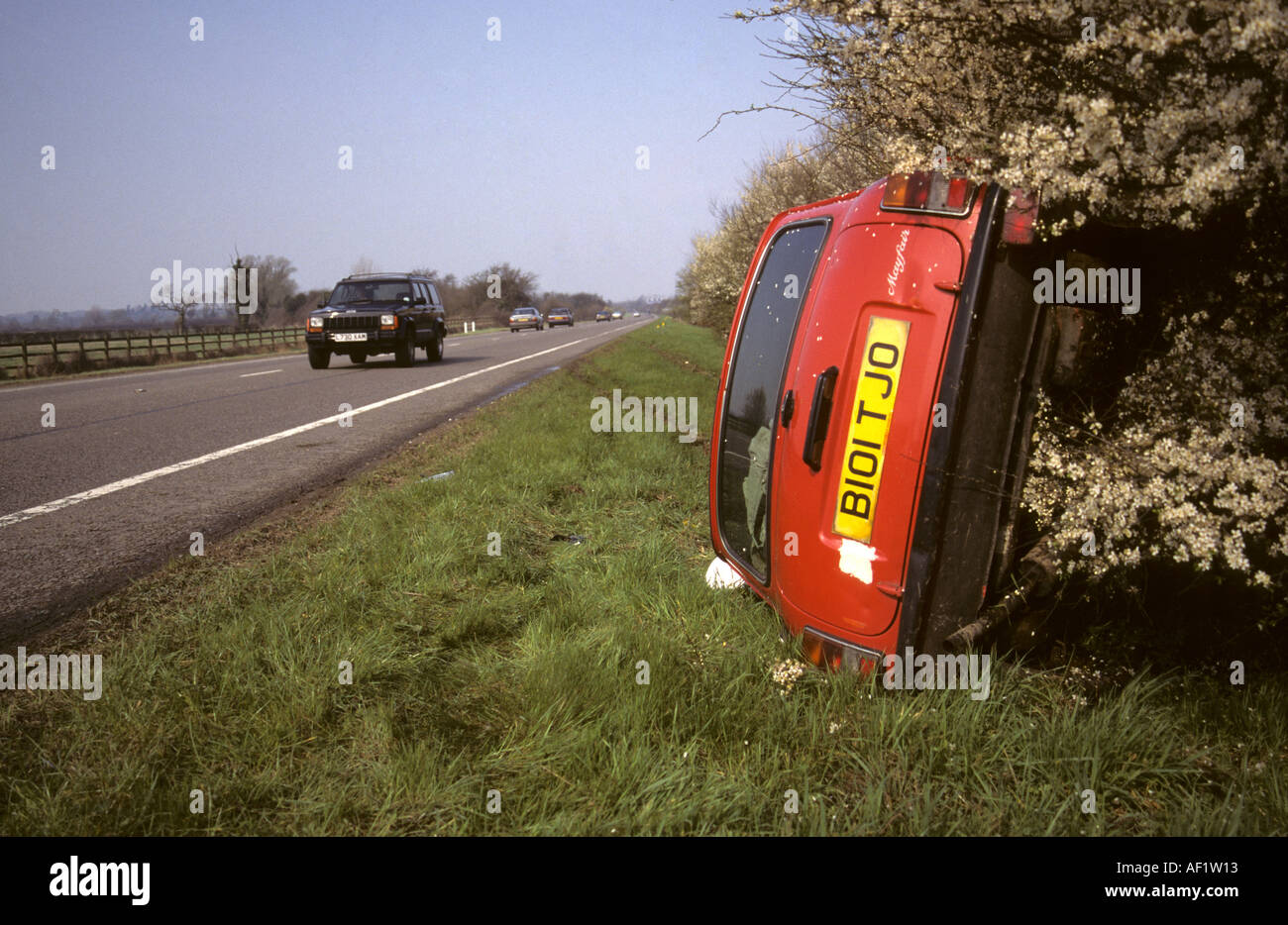 Car Crash Mini Stock Photo - Alamy