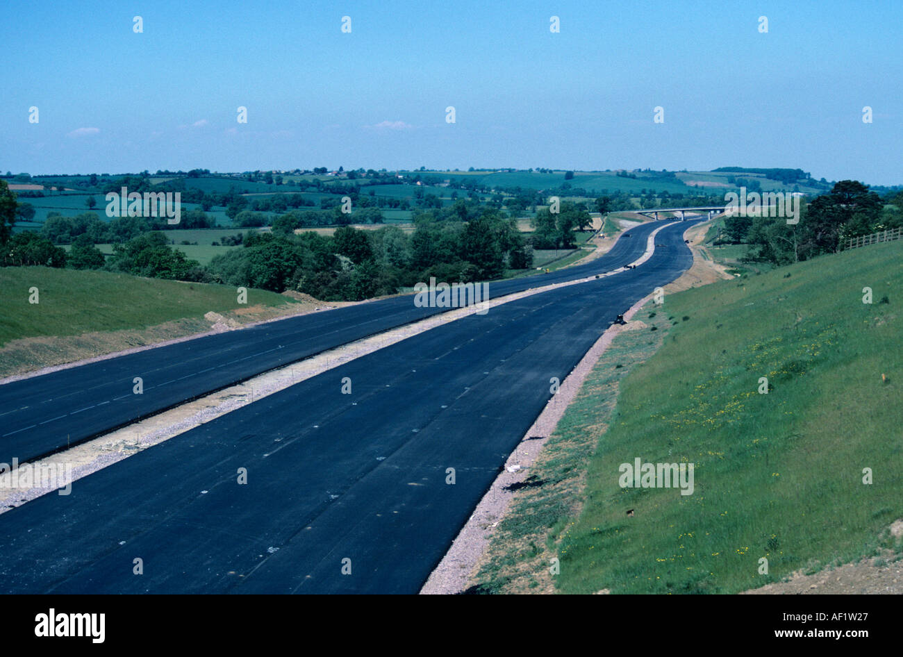 New M40 Motorway Nr Banbury UK Stock Photo - Alamy